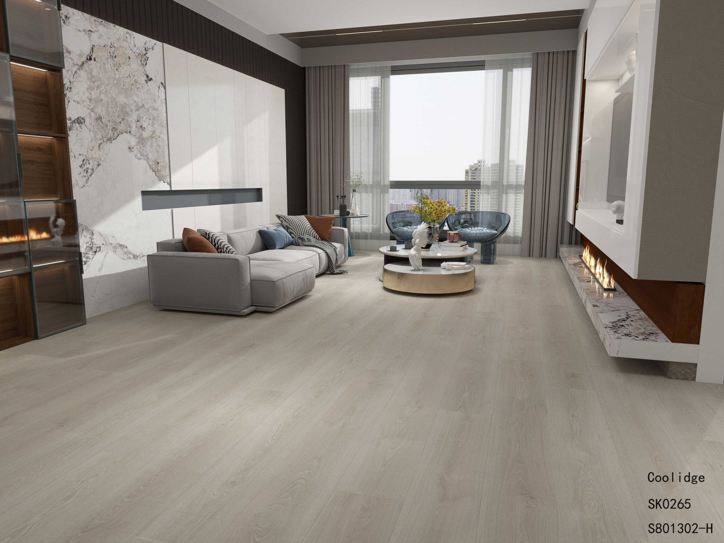 Coolidge - SPC Flooring - 9 in. x 60 in. - 22mil – CharlotteLumber